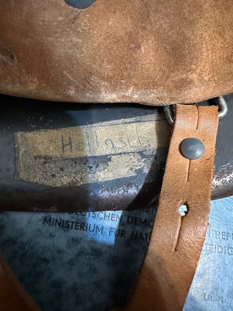 Original Named East German M56 Helmet with 3 covers lot, Hobbies & Toys ...