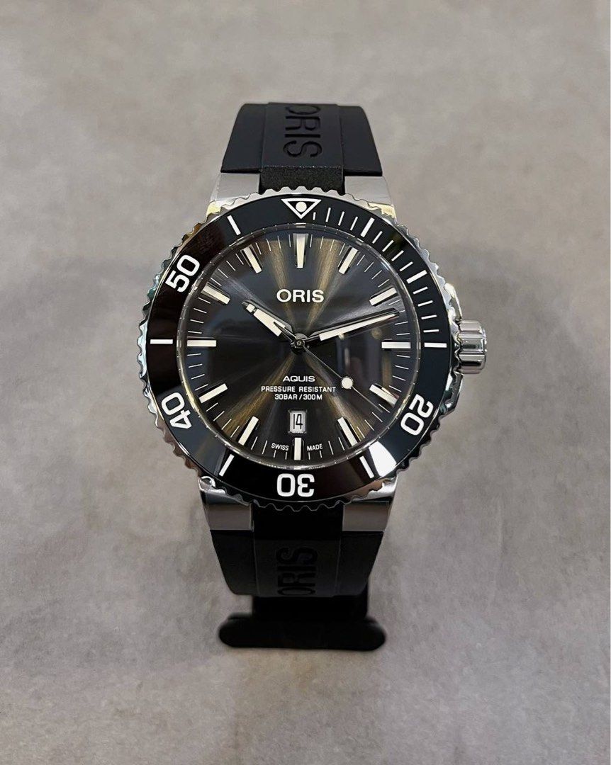 Oris Aquis Date Titanium Automatic Watch, Luxury, Watches on Carousell