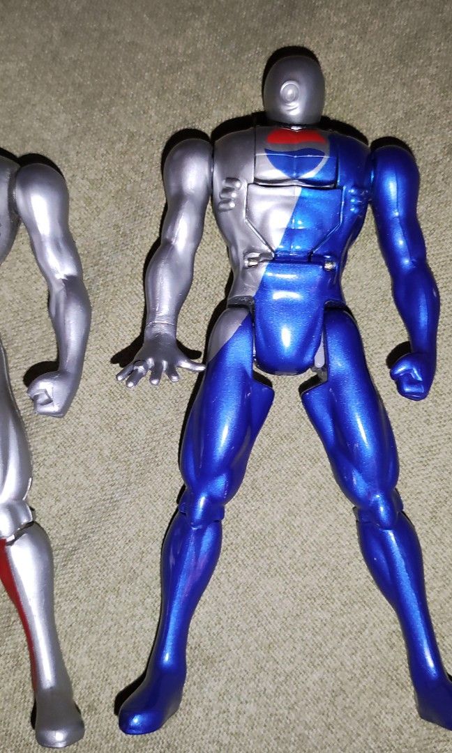 Pepsi man figure red and blue on Carousell