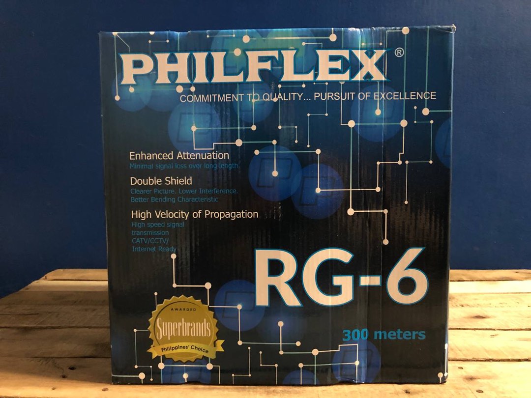 Philflex Rg6/Rg6 Siamese Coaxial Cable on Carousell
