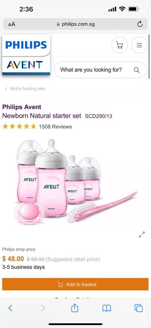 Philip Avent Set, Babies & Kids, Nursing & Feeding, Breastfeeding ...