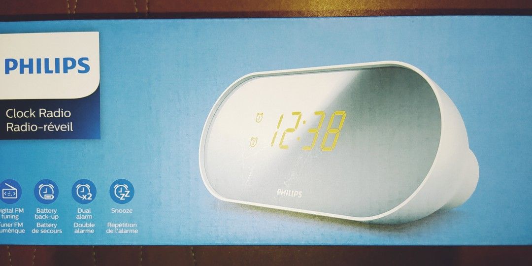 PHILIPS Digital Clock Radio, Furniture & Home Living, Home Decor ...