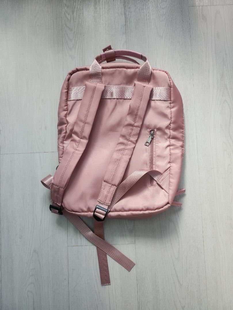 Pink Laptop Backpack, Women's Fashion, Bags & Wallets, Backpacks on ...