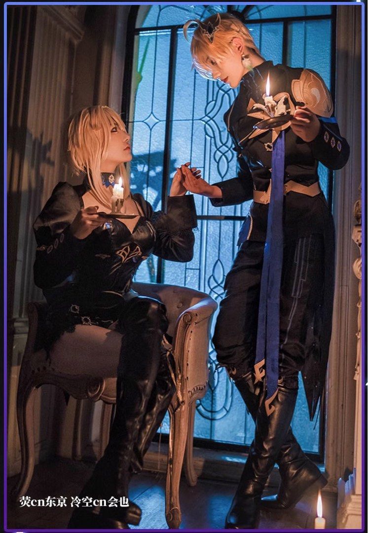 [PO] Aether Abyss Prince Traveler Cosplay Genshin Impact, Hobbies ...