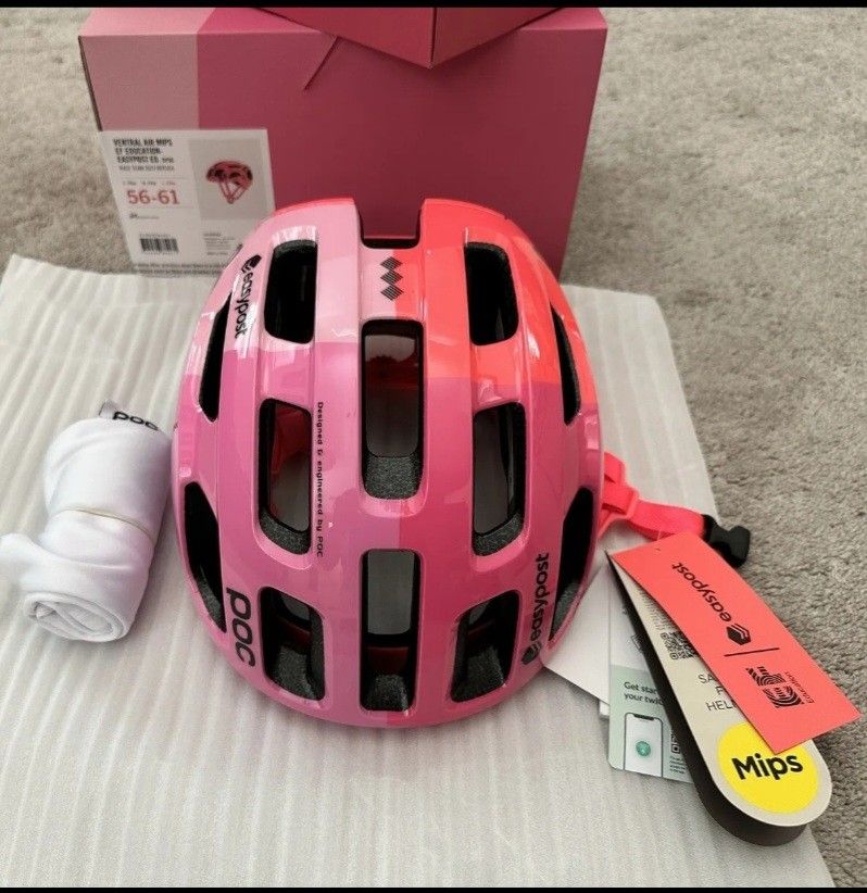 POC Ventral Air MIPS helmet EF Education limited edition size Large (56 ...