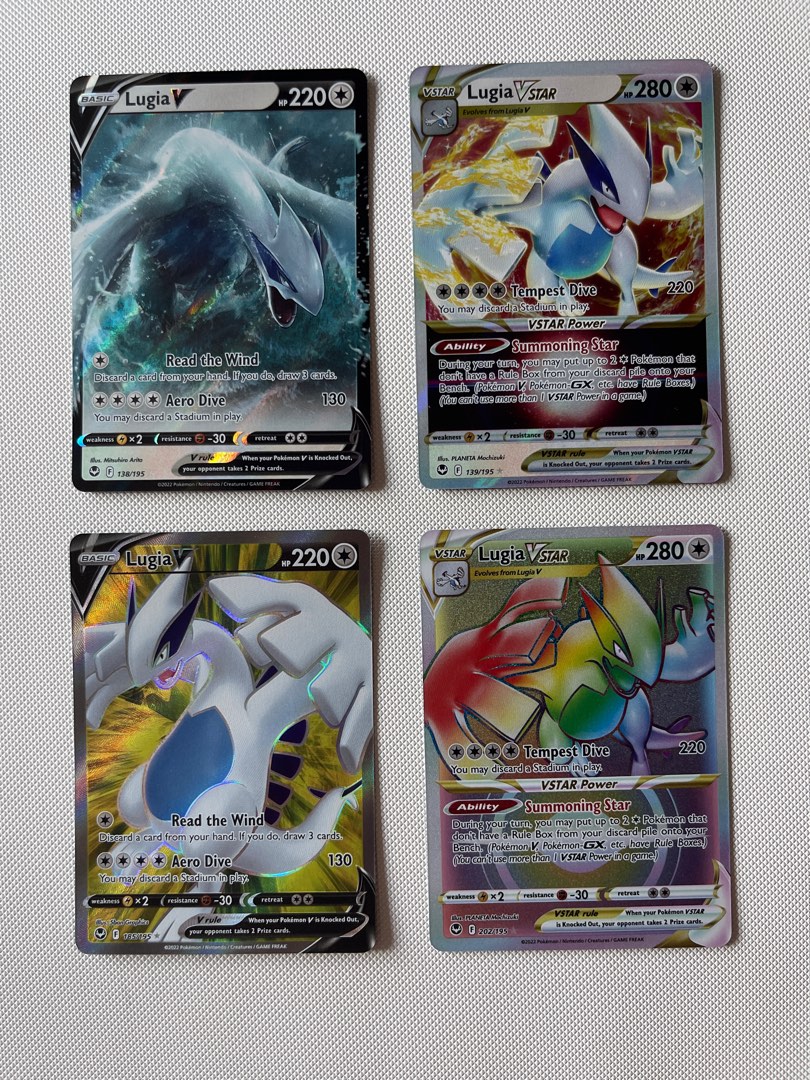 Pokemon Silver Tempest Lugia Full Set, Hobbies & Toys, Toys & Games on ...