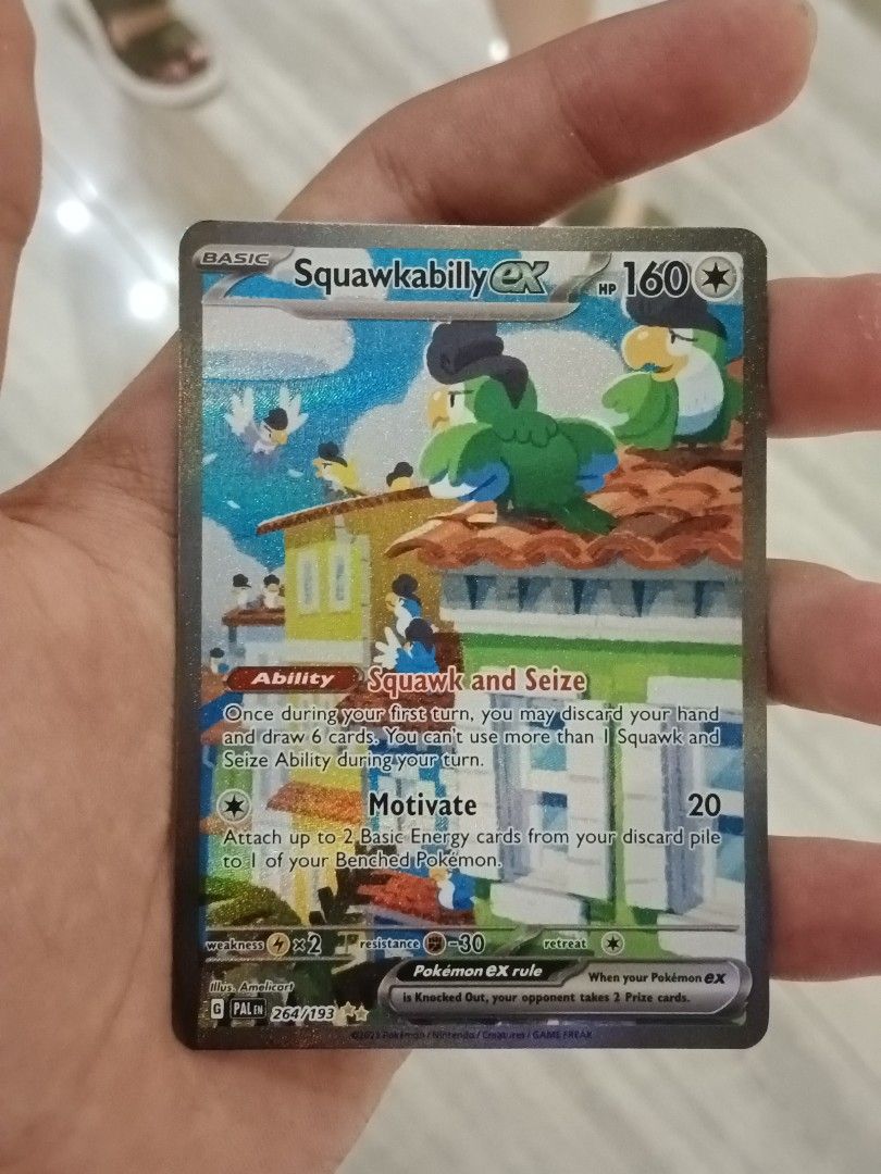 Pokemon squawkabilly, Hobbies & Toys, Memorabilia & Collectibles, Fan ...