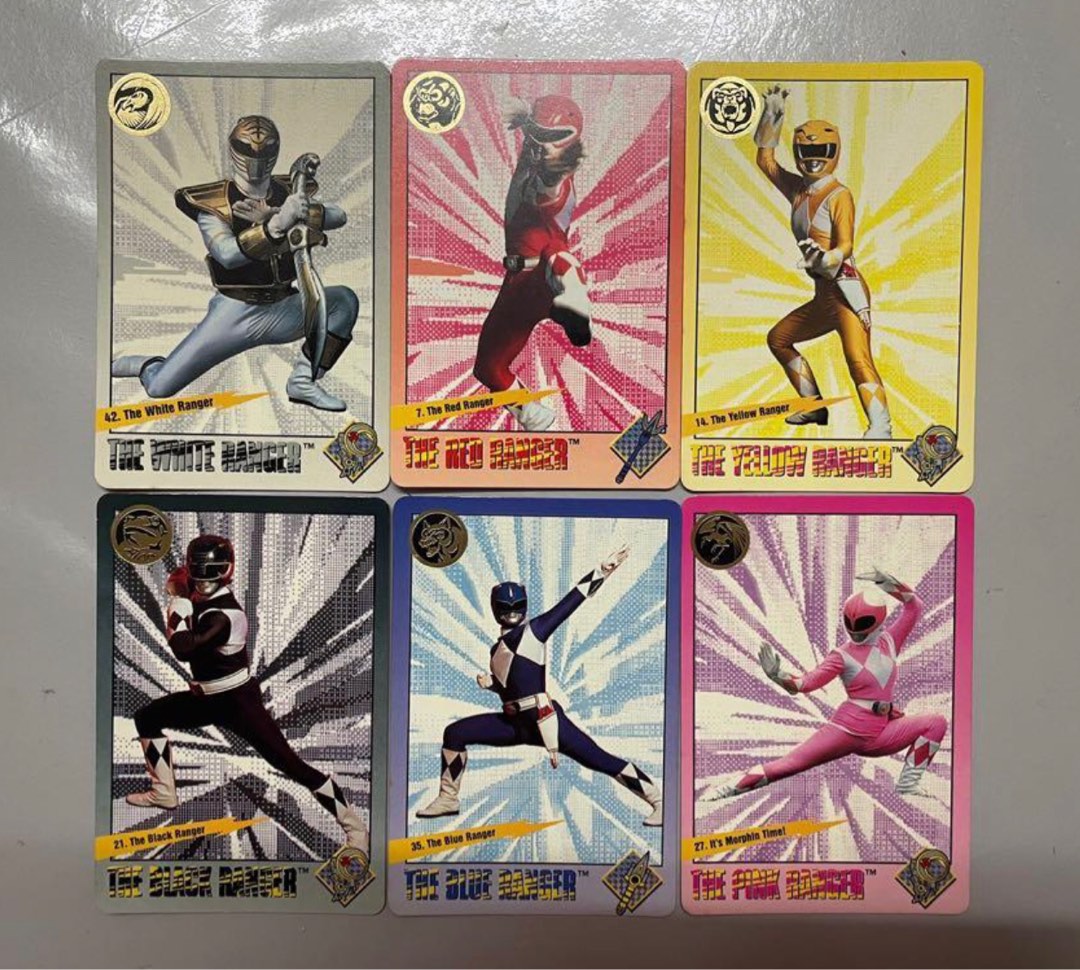 Power Ranger Cards, Hobbies & Toys, Toys & Games on Carousell