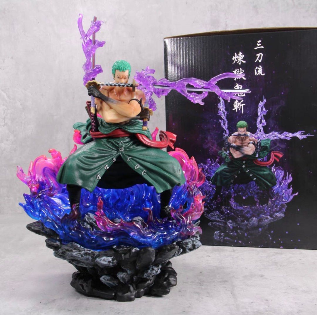 [PREORDER// PO] 35cm Zoro King of Hell One Piece Figurine Replica ...