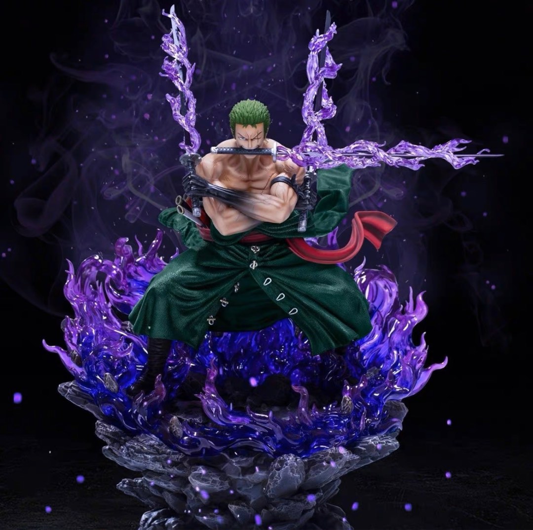 [PREORDER// PO] 35cm Zoro King of Hell One Piece Figurine Replica ...