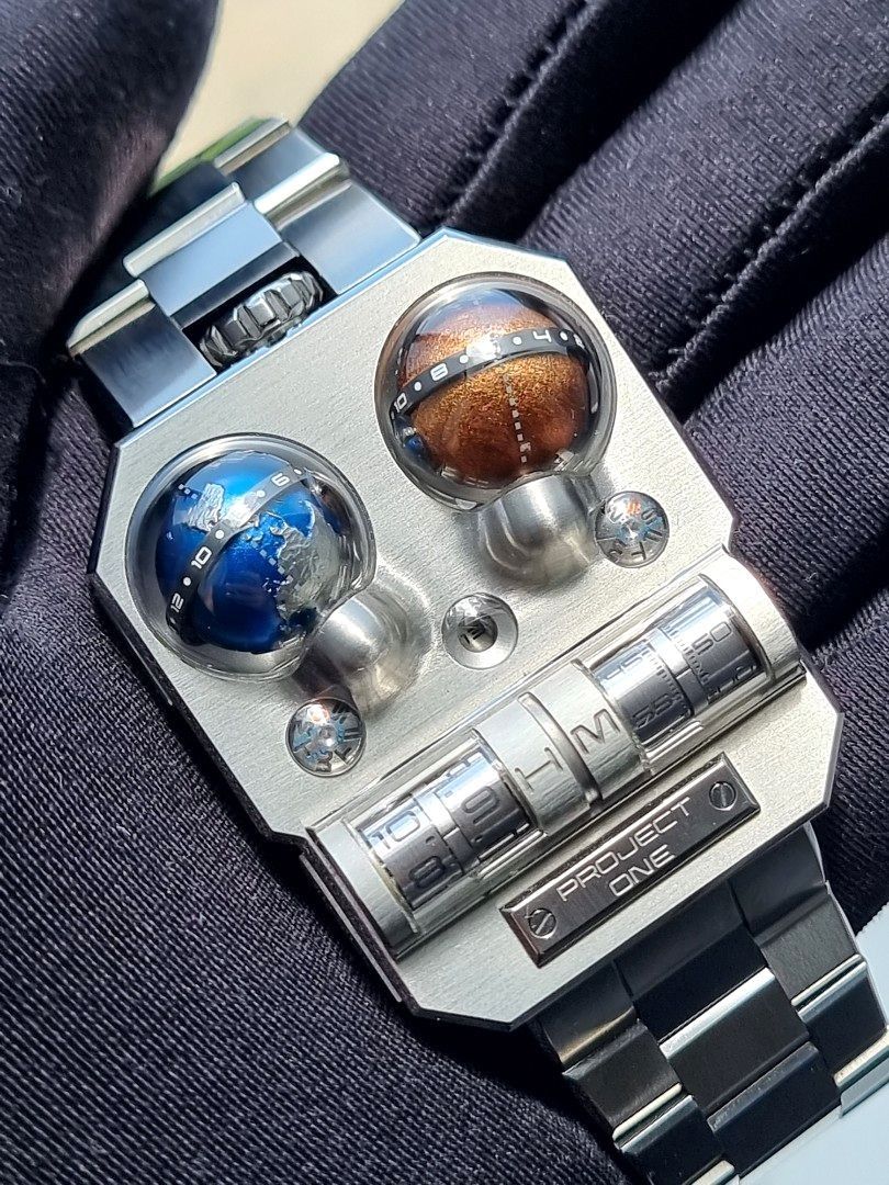 [RARE!] BEHRENS PROJECT ONE MARS & EARTH DUAL TIME B025 B25 25 CHINESE ...
