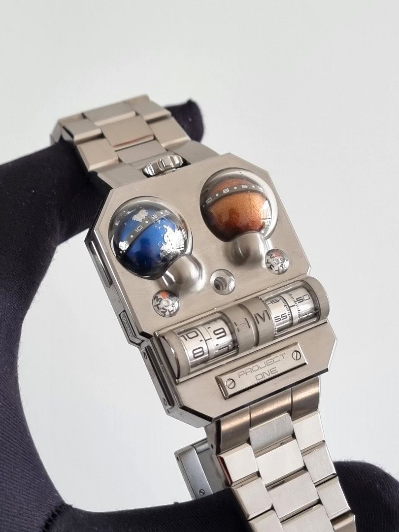 [RARE!] BEHRENS PROJECT ONE MARS & EARTH DUAL TIME B025 B25 25 CHINESE ...