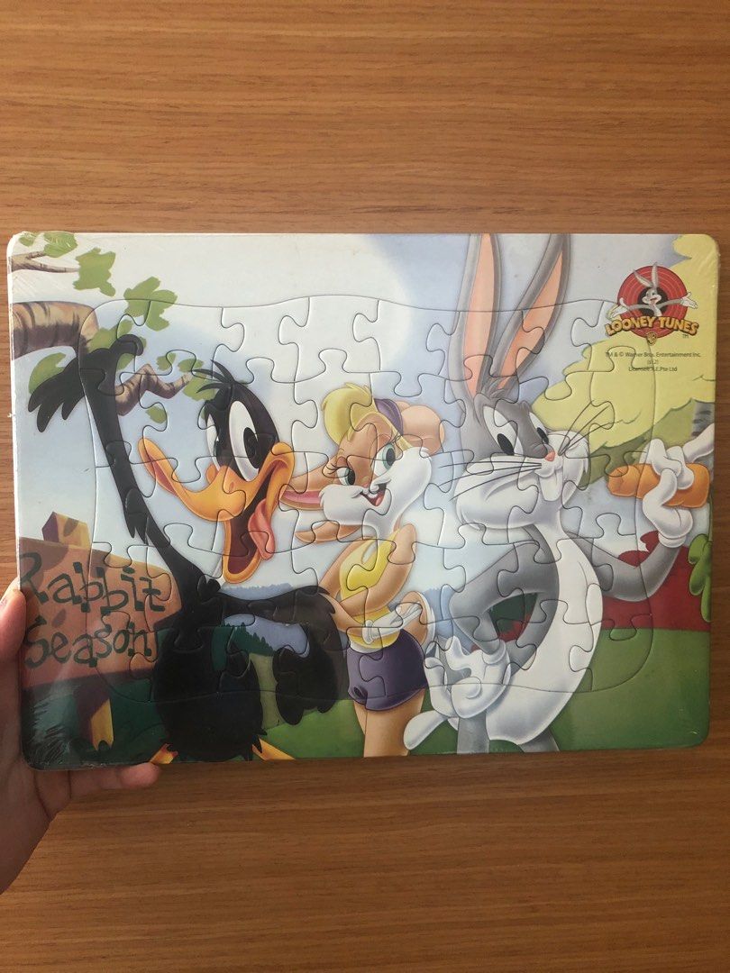 Rare! Brand new looney tunes bugs bunny tweety bird duck jigsaw puzzle ...