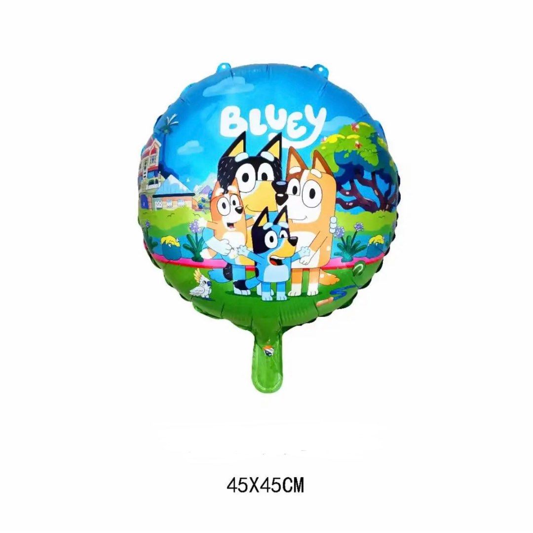 [Pre-Order] 5pc Bluey Foil Balloons Set, Hobbies & Toys, Stationery ...