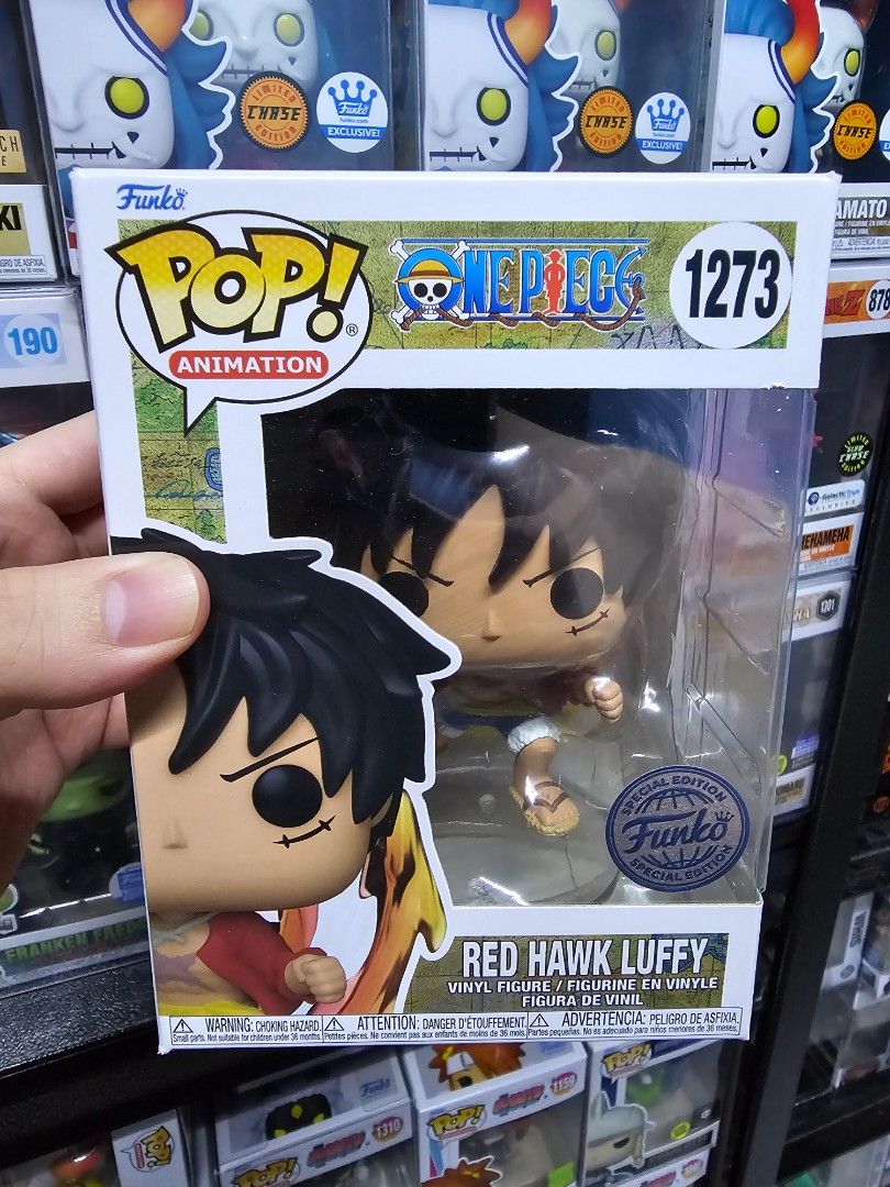 Red hawk luffy funko pop, Hobbies & Toys, Toys & Games on Carousell