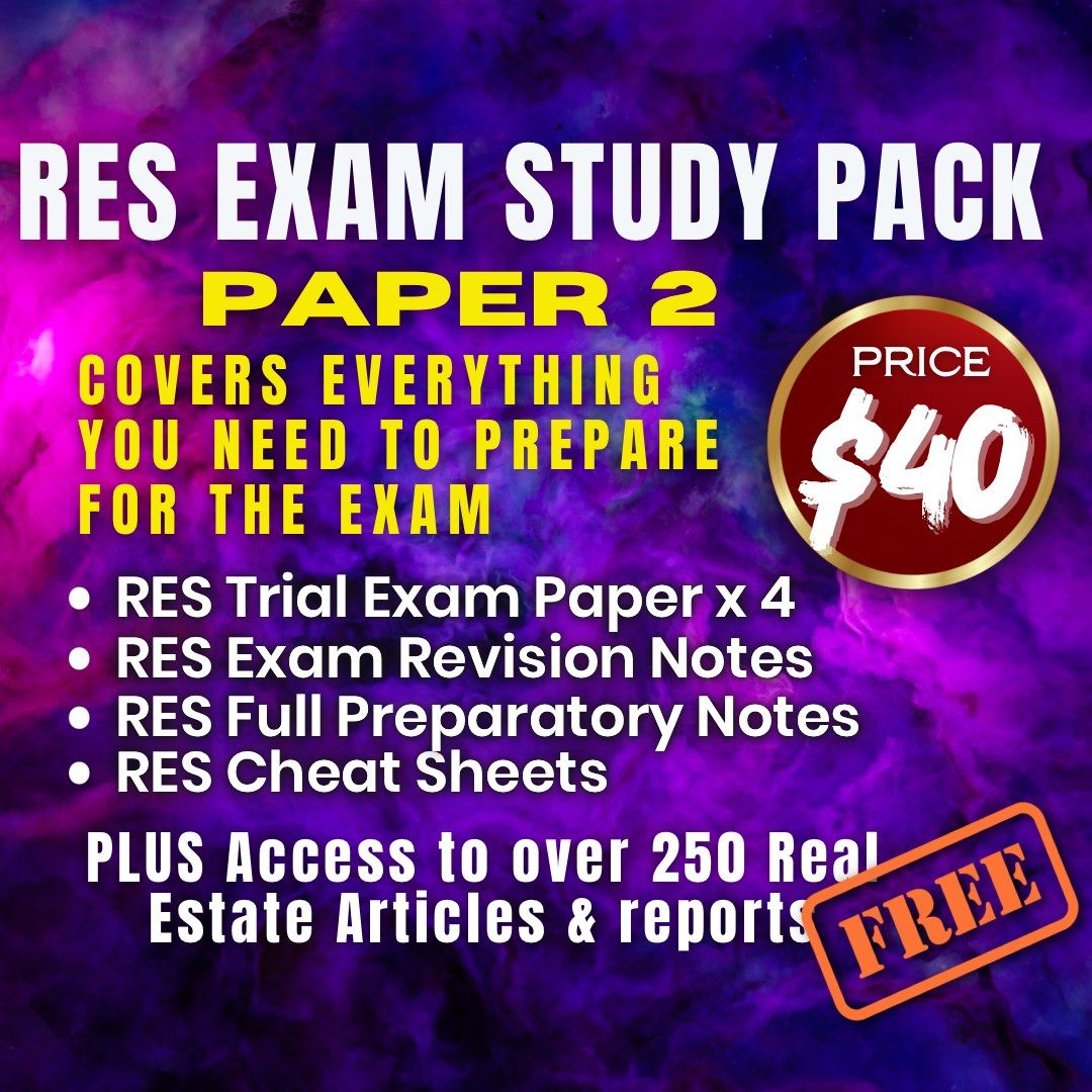 RES Exam Paper 2 Study Pack with RES Exam Notes, RES Exam Questions ...