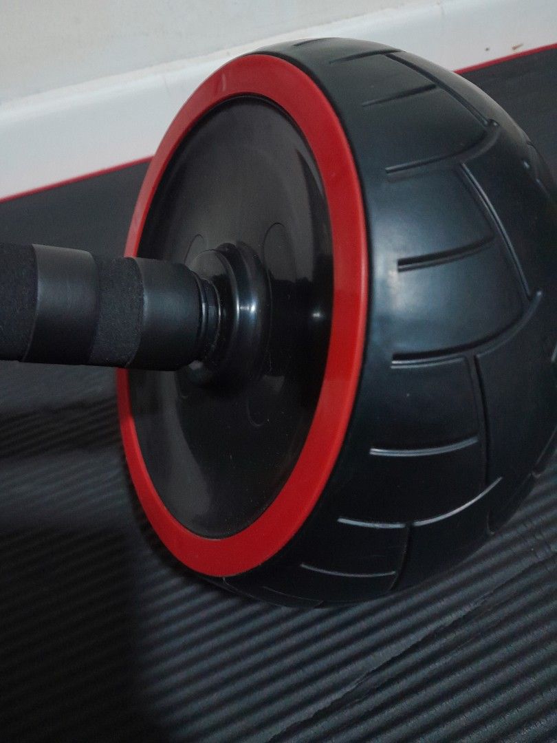 Resistance band, push up tool, forearm press and abs roller, Sports ...
