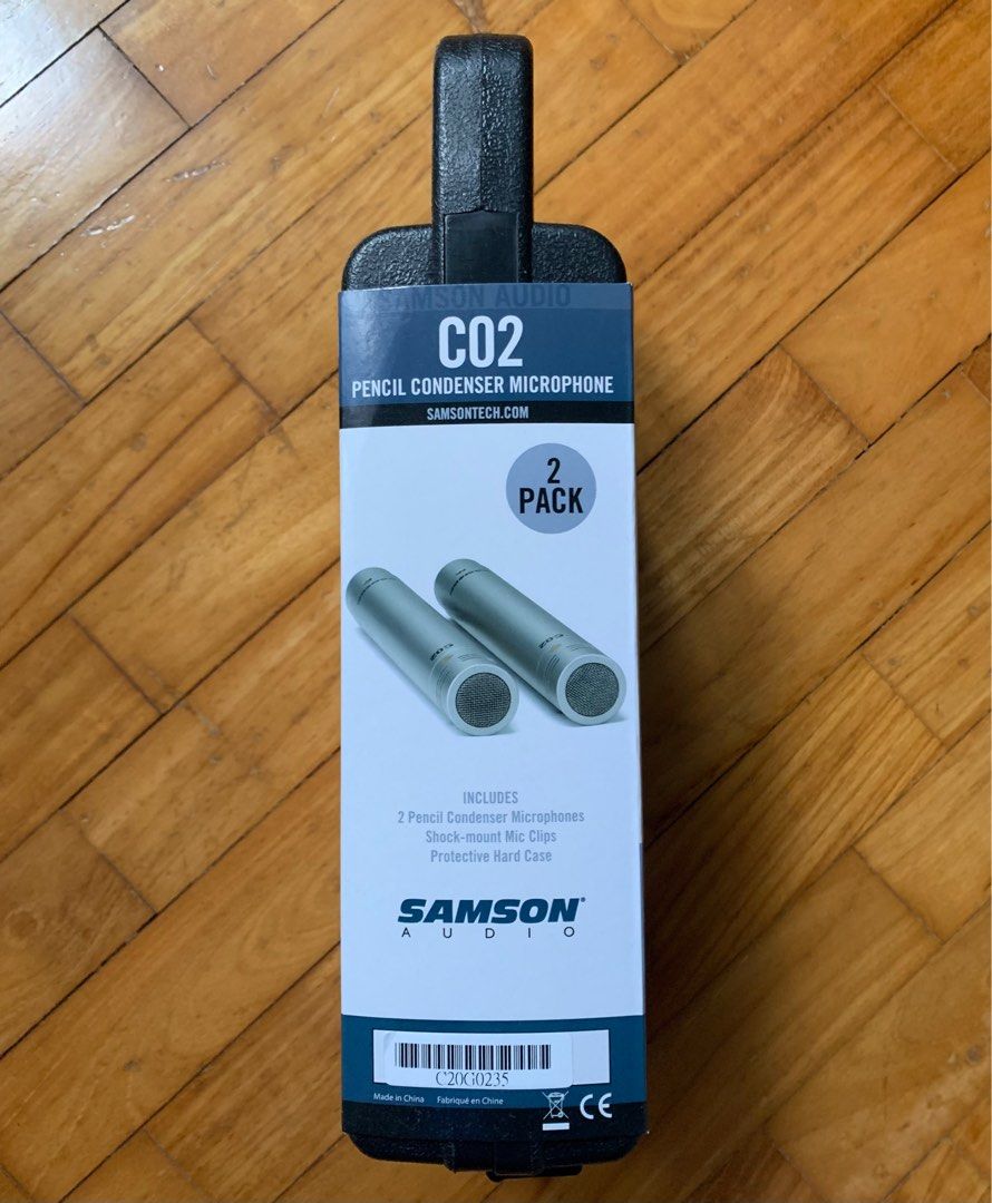 Samson C02 pencil condenser microphone (pair), Audio, Microphones on ...