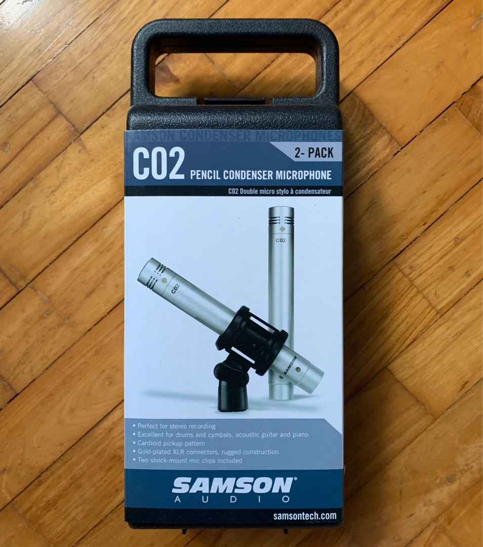Samson C02 pencil condenser microphone (pair), Audio, Microphones on ...