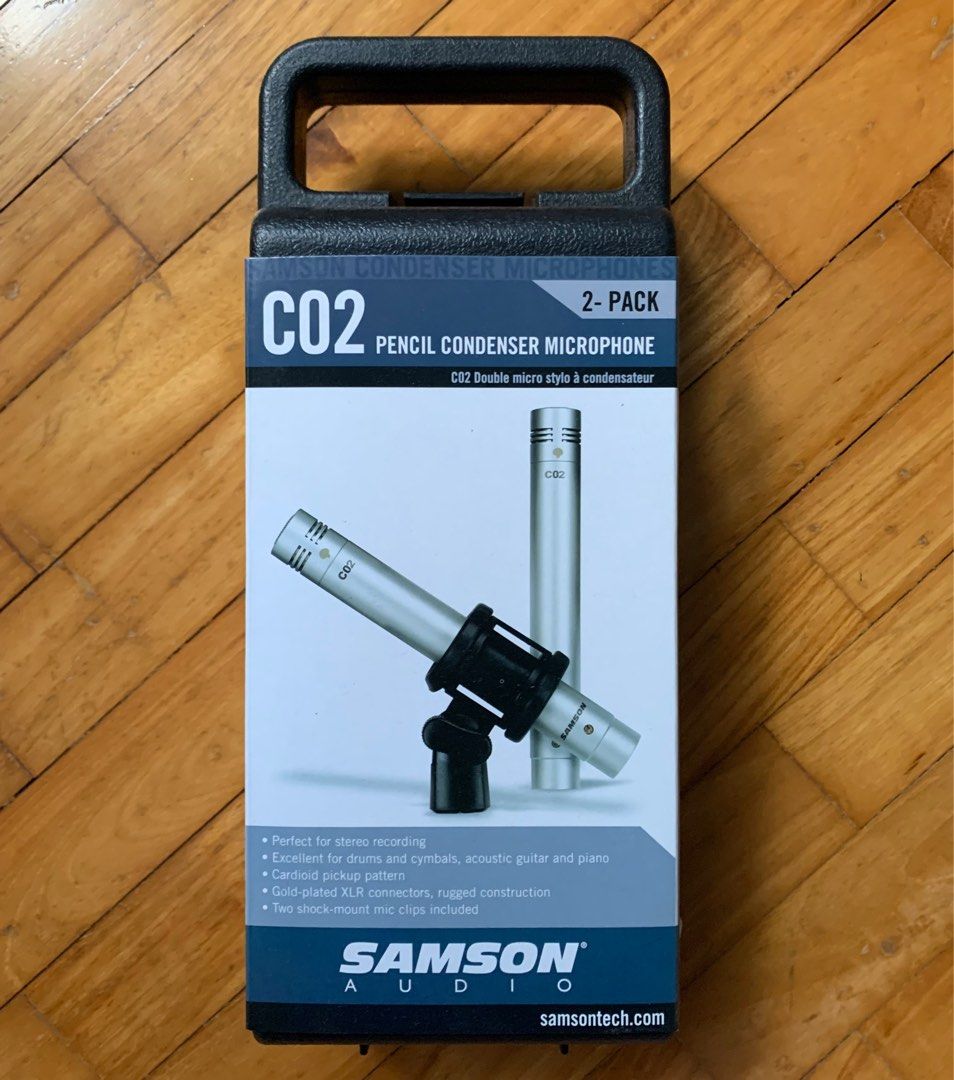 Samson C02 pencil condenser microphone (pair), Audio, Microphones on ...