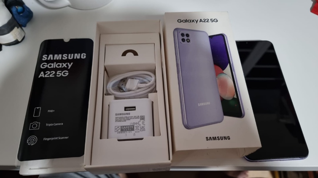 Samsung Galaxy A22 128gb Violet Handphone, Mobile Phones & Gadgets ...