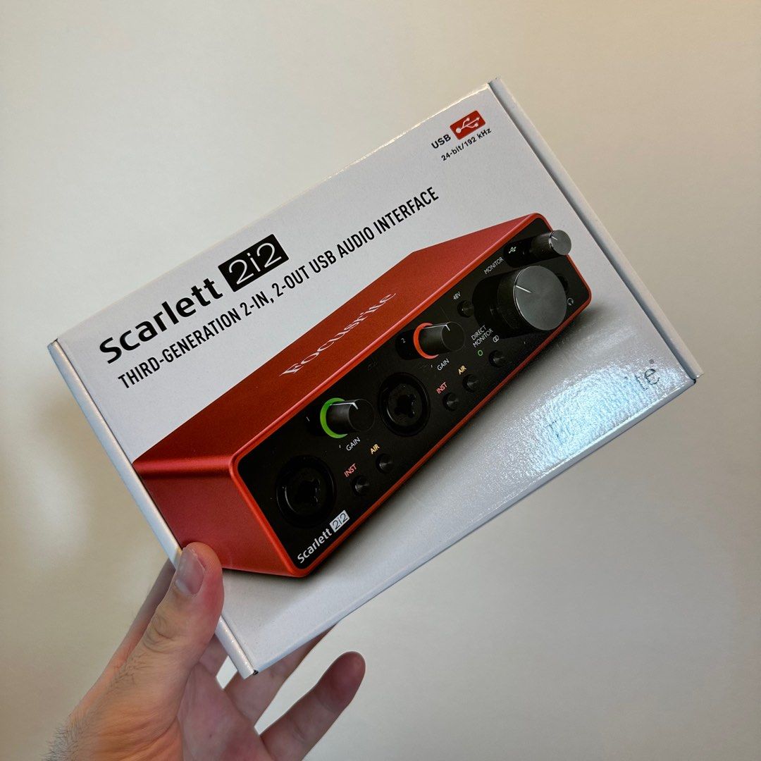Scarlett 2i2 Third Generation USB Audio Interface (Mint Condition ...