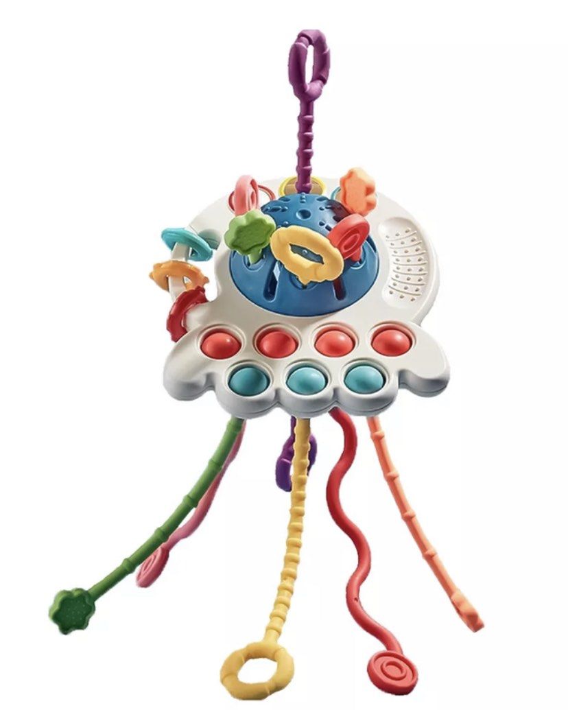 Sensory Pull String Montessori Toy, Babies & Kids, Infant Playtime on Carousell