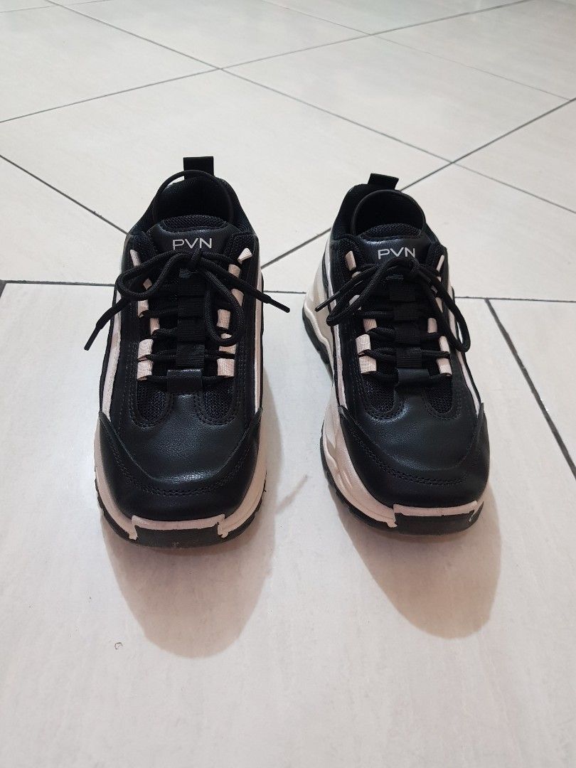 Sepatu PVN Taecyeon / Sepatu PVN / PVN / Sneakers / Sepatu Hitam Putih ...