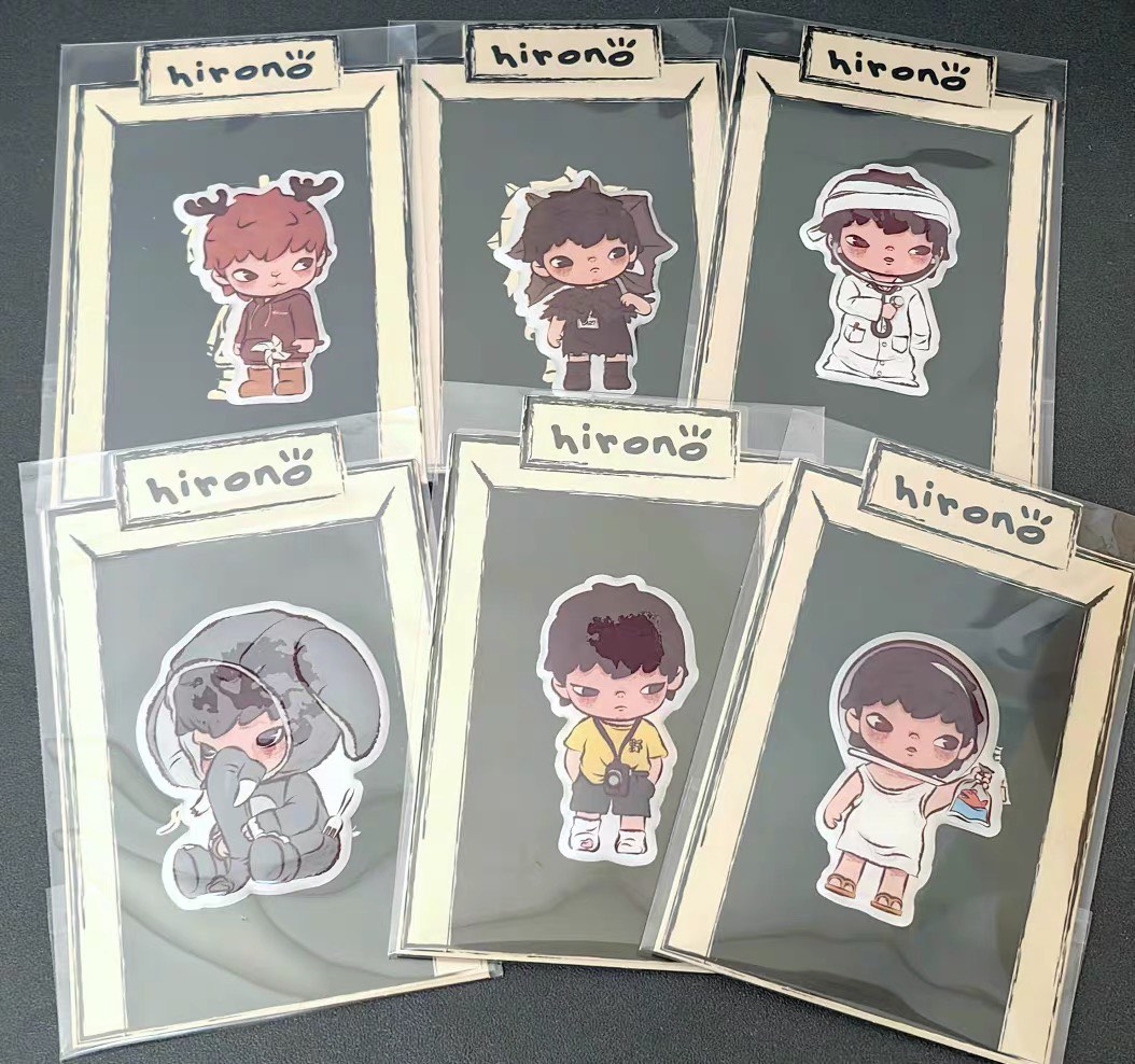 [LAST Set] Popmart Hirono - City of Mercy Sticker Set, Hobbies & Toys ...