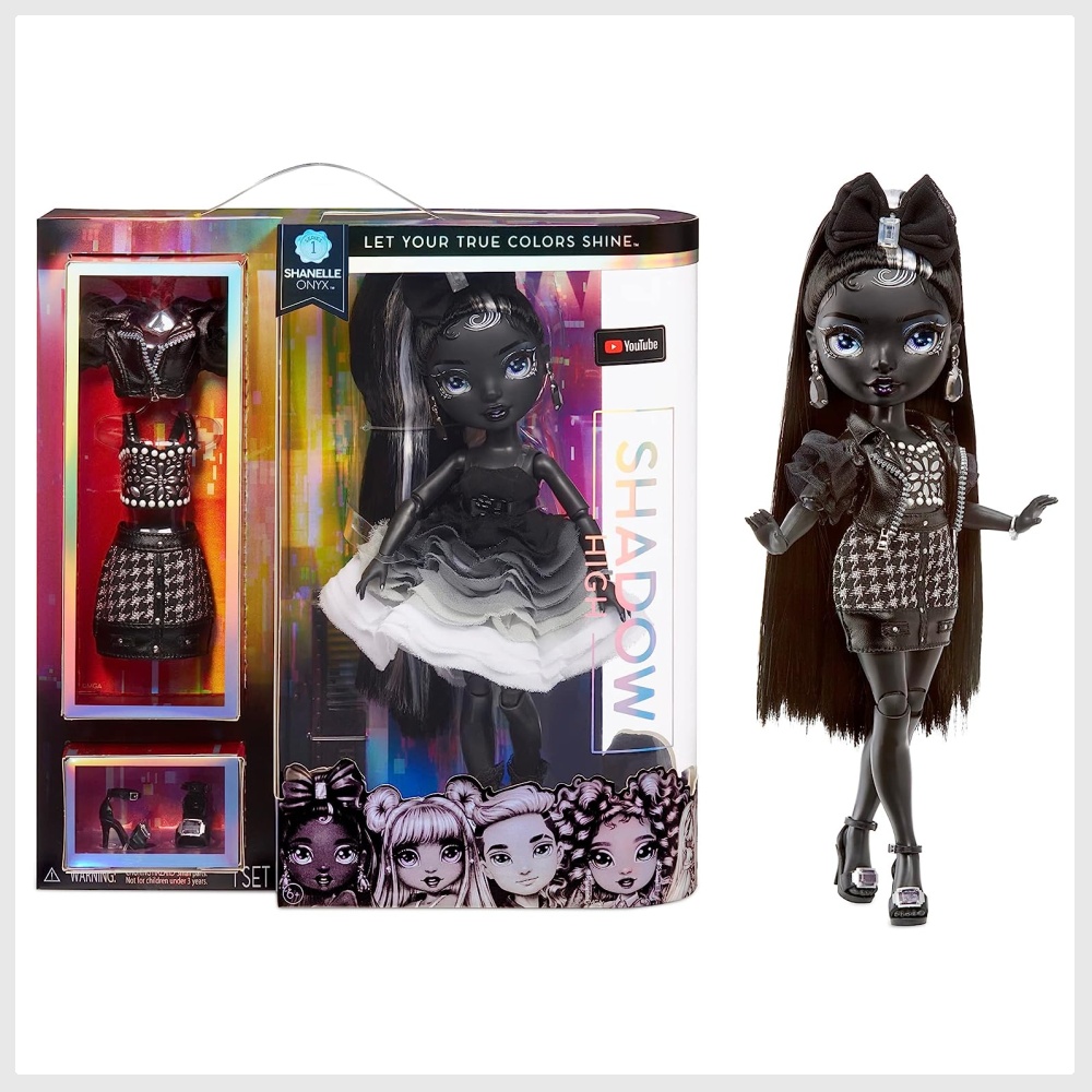 Shadow High Series 1 Shanelle Onyx- Grayscale Fashion Doll. 2 Black ...