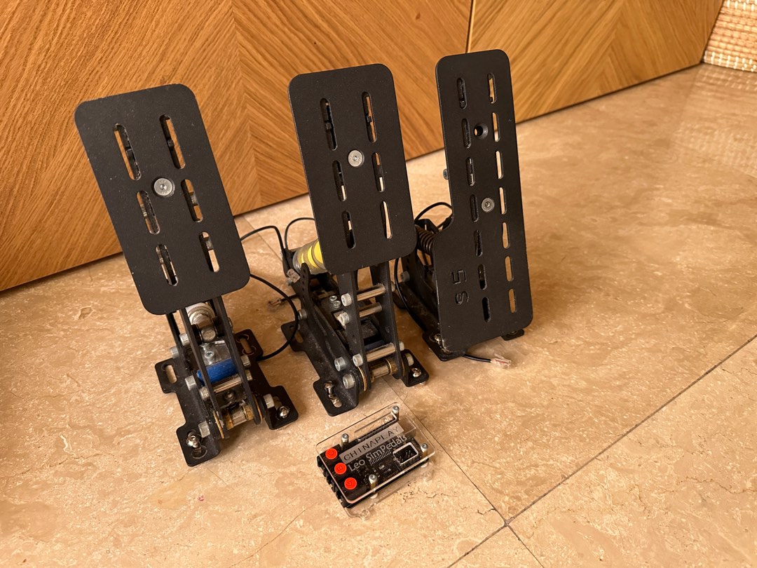 Sim racing pedals/ Leo Bodnar load cell throttle, brake and clutch ...