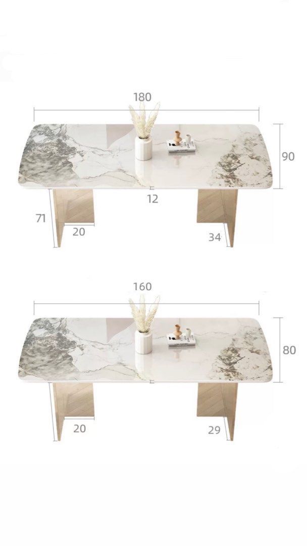 SINCERE Modern Invisible Dining Table, Furniture & Home Living ...