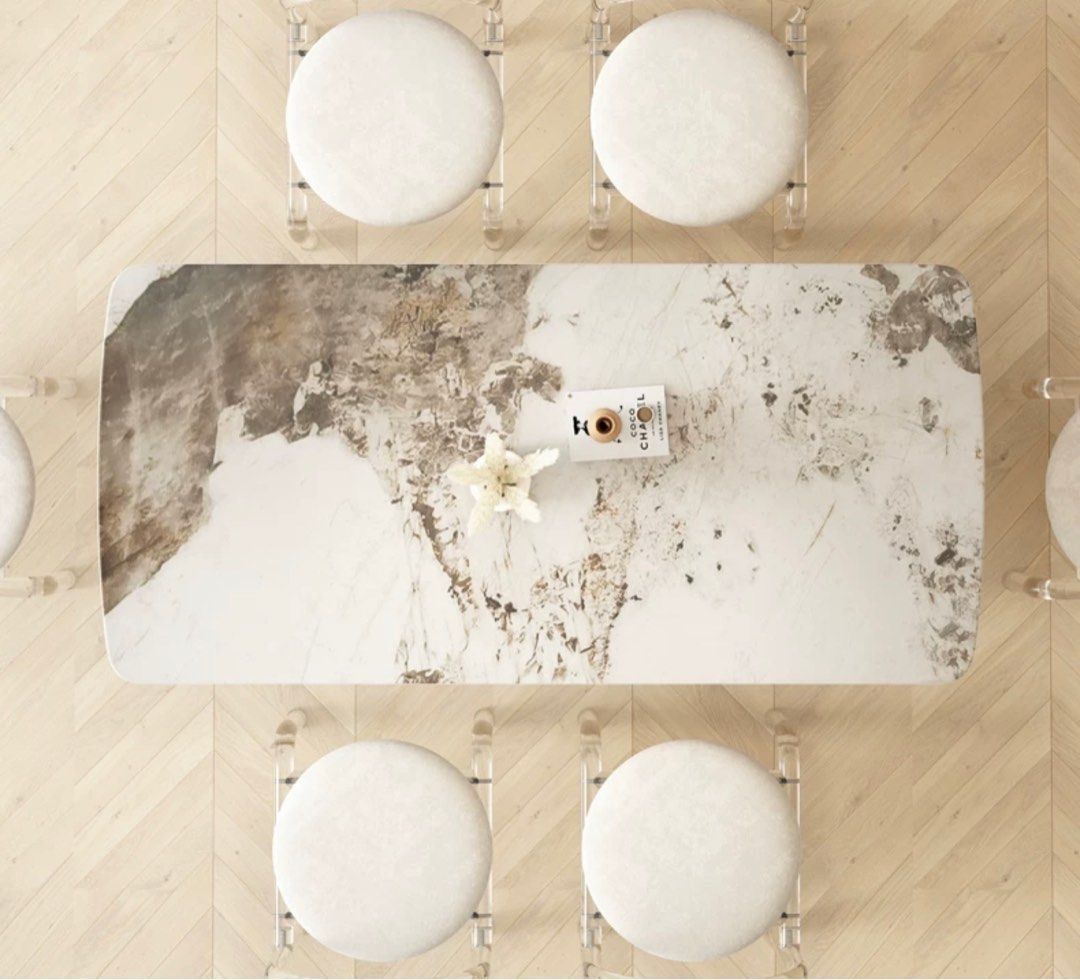 SINCERE Modern Invisible Dining Table, Furniture & Home Living ...