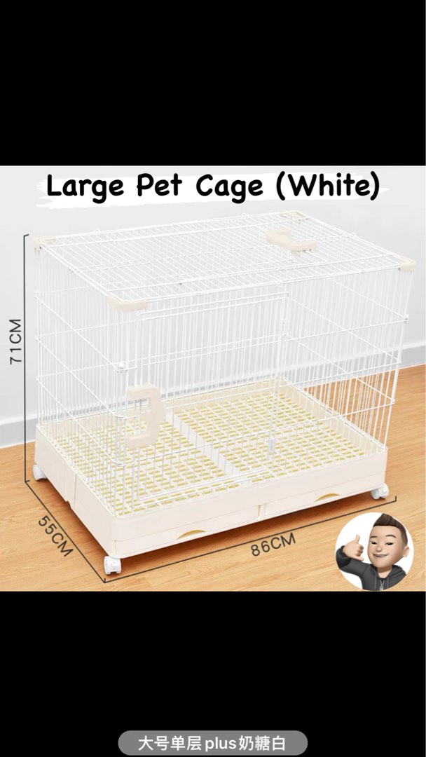 Small Animals Cage (L), Pet Supplies, Homes & Other Pet Accessories on ...