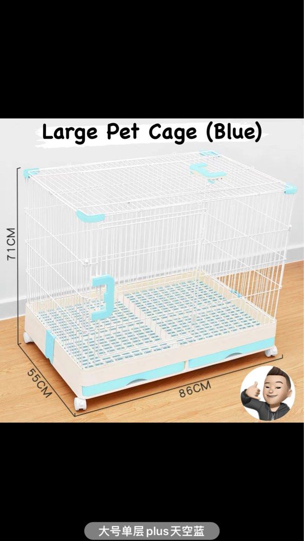Small Animals Cage (L), Pet Supplies, Homes & Other Pet Accessories on ...