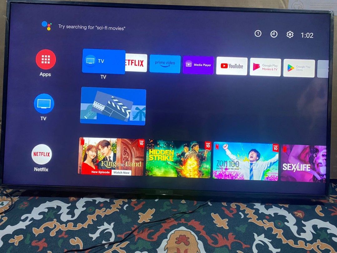 Sony android TV 4k 55 inch, TV & Home Appliances, TV & Entertainment ...