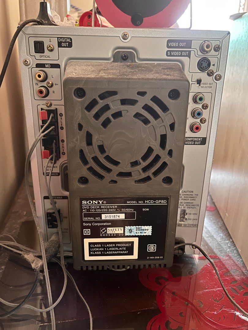 Sony DVD deck receiver model HCD GP8D, Audio, Soundbars, Speakers ...
