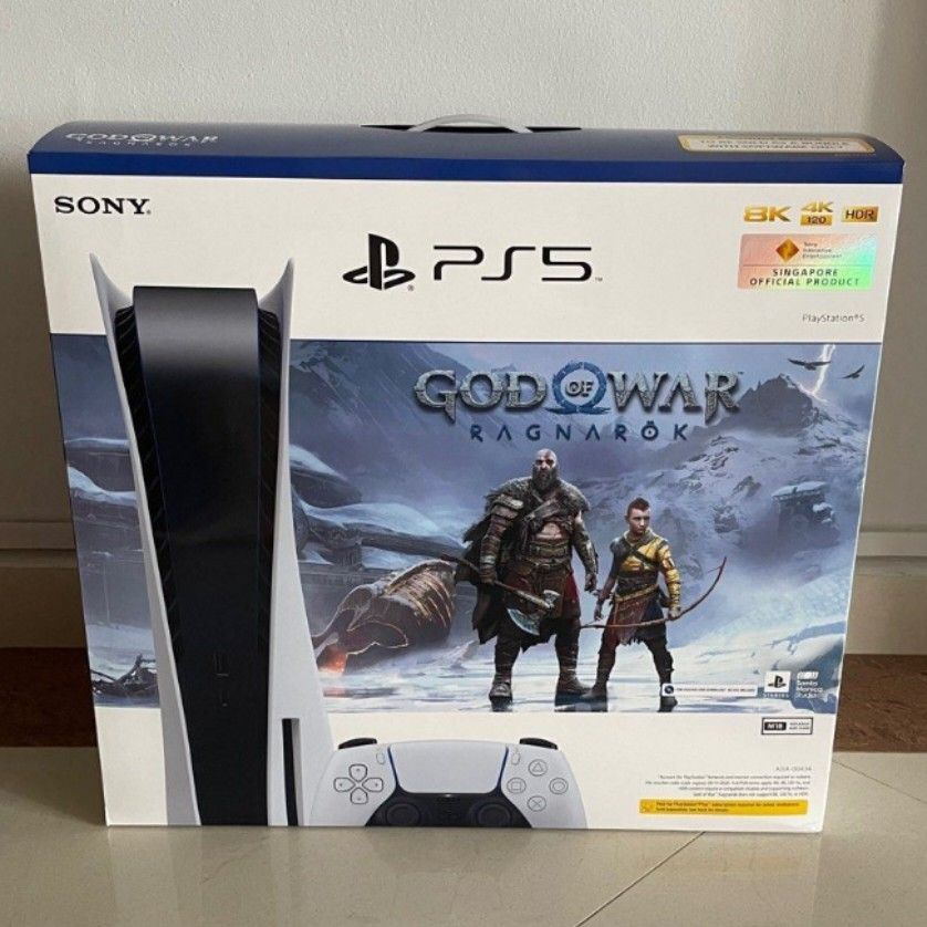 Sony Playstation 5 PS5 Disc Edition (SG Local Set with Warranty), Video ...