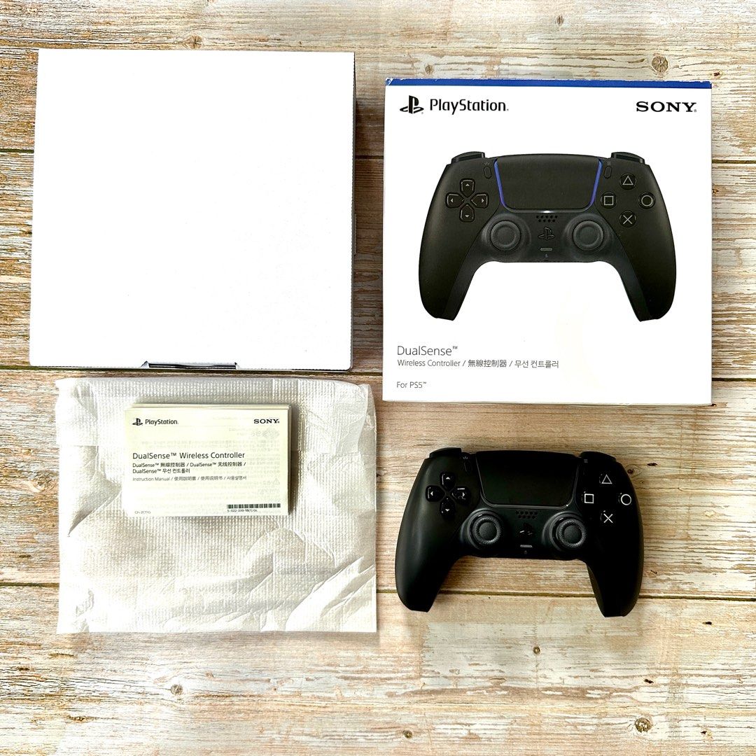 SONY PS5 DualSense Wireless Controller (Midnight Black), Video Gaming ...