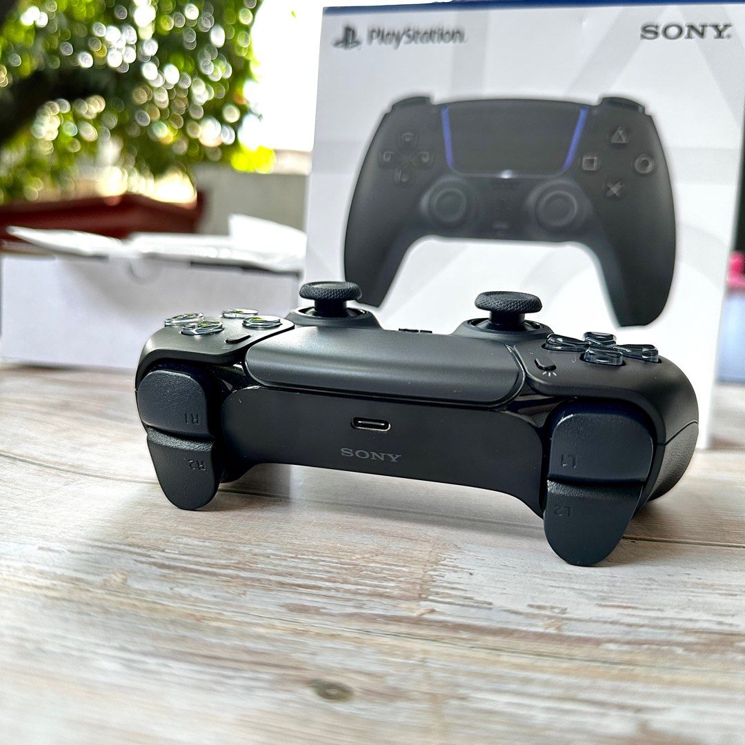 SONY PS5 DualSense Wireless Controller (Midnight Black), Video Gaming ...