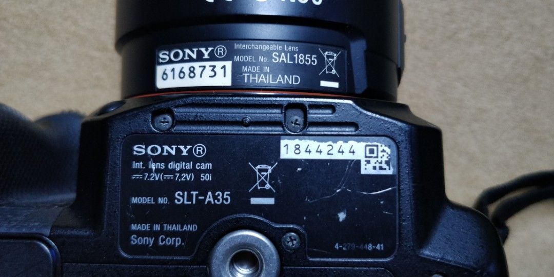 Sony SLT-A35 DSLR Camera, Photography, Cameras on Carousell