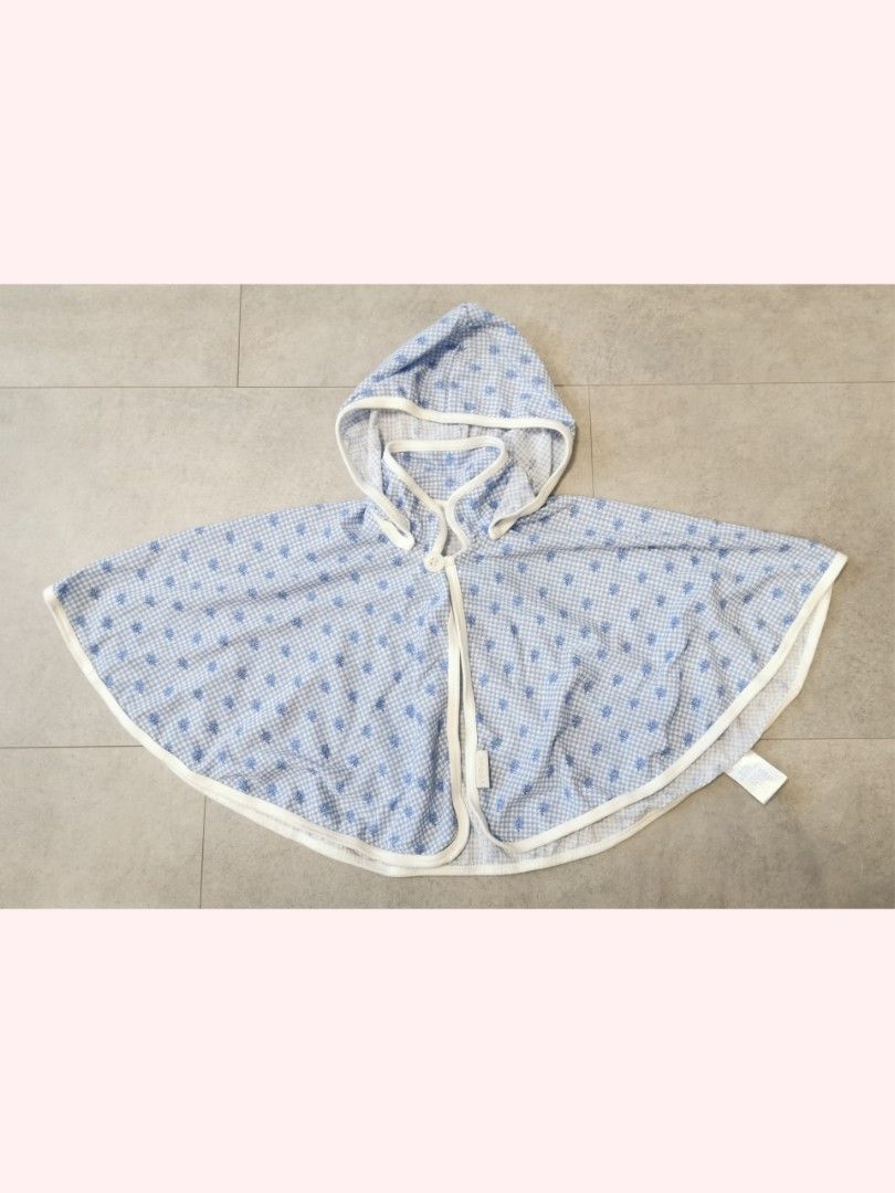 SOULEIADO UV Protection Baby Cloak, Sun Cape with Removable Hood, Blue ...