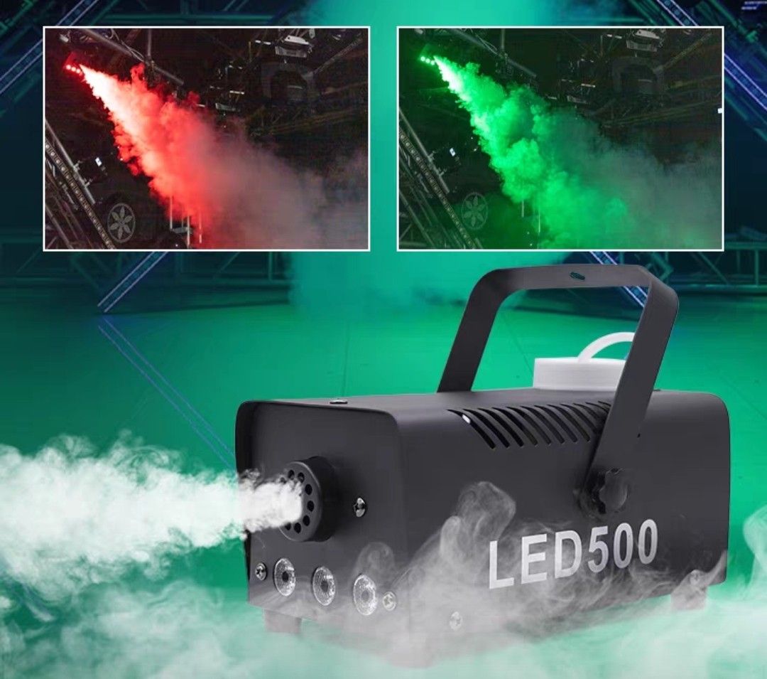 Special effects 400w smoke machine / 500w 7 colours LED lights smoke ...