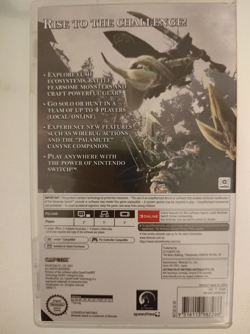 Spyro and monster hunter rise, Video Gaming, Video Games, Nintendo on ...