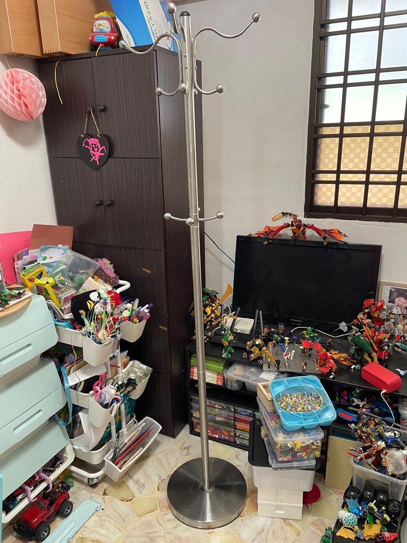 Stainless Steel Cloth Rack Stand, Furniture & Home Living, Furniture ...