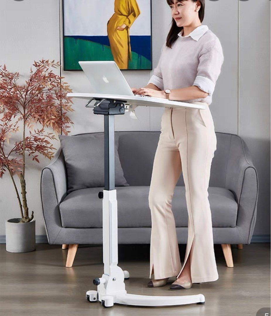 Standing computer table, Furniture & Home Living, Furniture, Tables ...