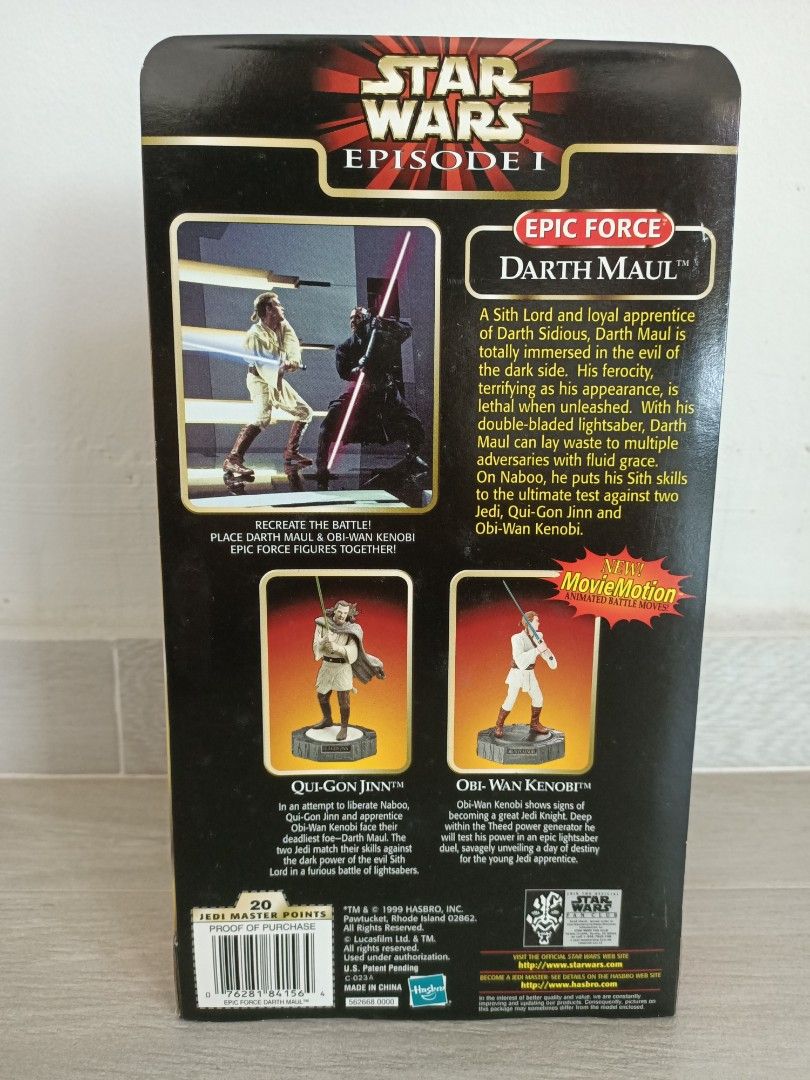 Star Wars Epic Force Darth Maul 6" Hasbro, Hobbies & Toys, Toys & Games on Carousell