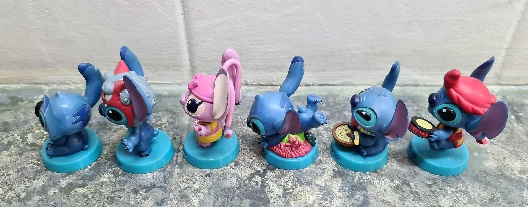 STITCH SET - Authentic Disney PVC Collectible Series by RUN'A Japan on ...