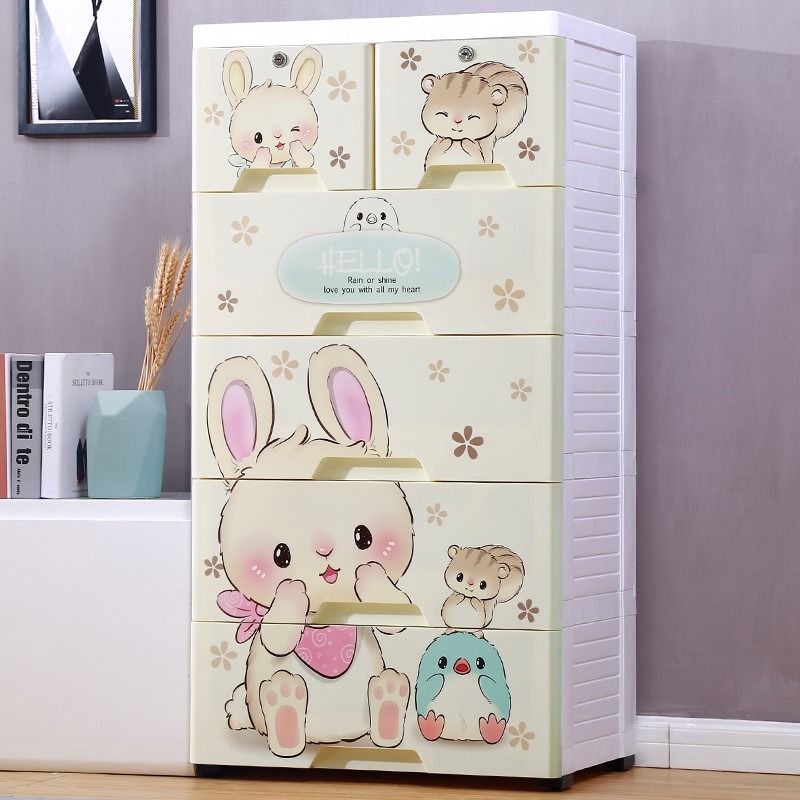 Storage Drawers/Plastic Cabinet/Lock Cabinet /Drawer with lock /free ...
