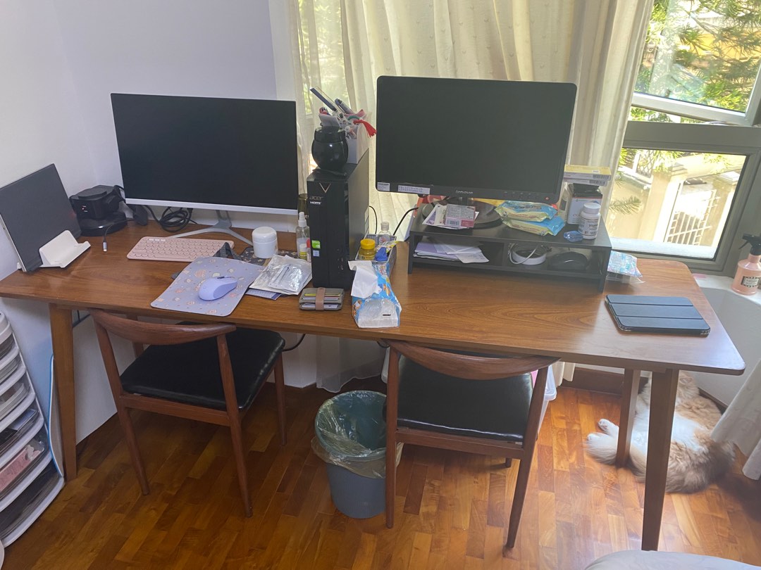Study Desk for free (self-collect), Furniture & Home Living, Furniture ...